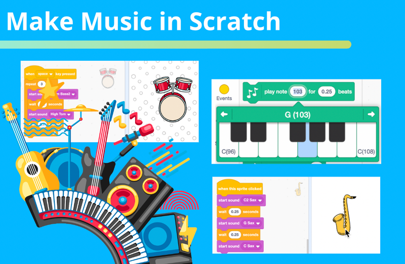 How to Create Music in Scratch and Add Sound - Pointyhalo